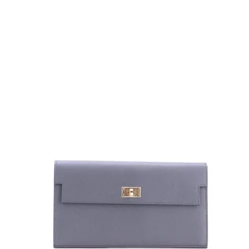 Hermès Kelly Pocket Wallet Madame Long - Grey