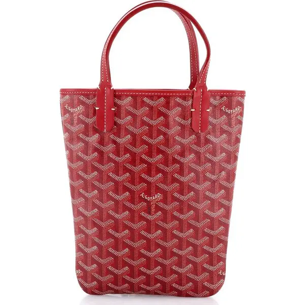 Goyard Poitiers Tote Coated Canvas Mini - Red