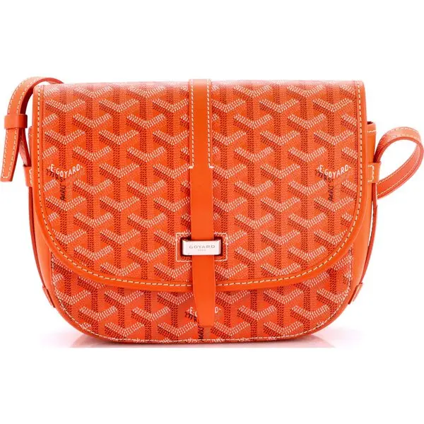 Goyard Belvedere Ii Messenger Bag Coated Canvas Pm - Brown