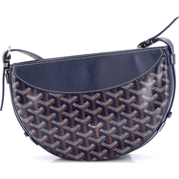 Goyard Hirondelle Shoulder Bag Coated Canvas And Leather