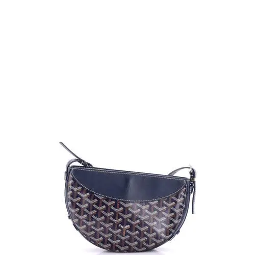 Goyard Hirondelle Shoulder Bag Coated Canvas And Leather