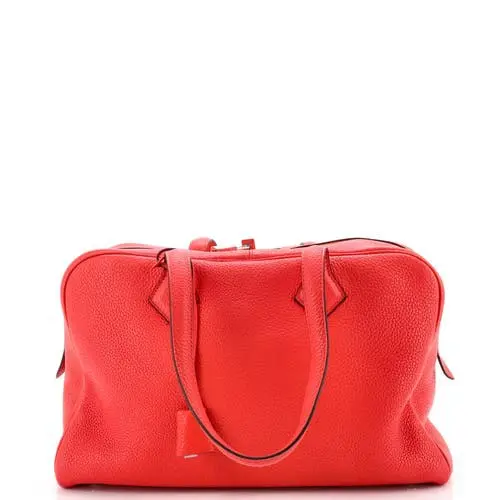 Hermès Victoria Ii Bag Clemence 35 - Red