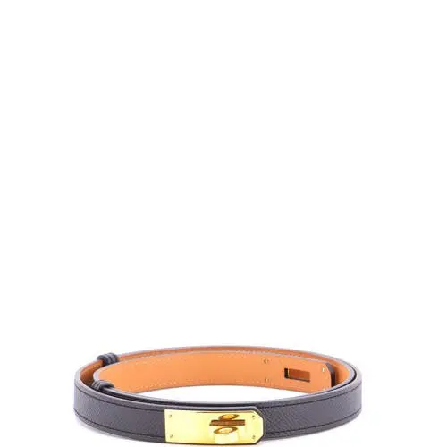 Hermès Kelly Belt Leather Thin - Black