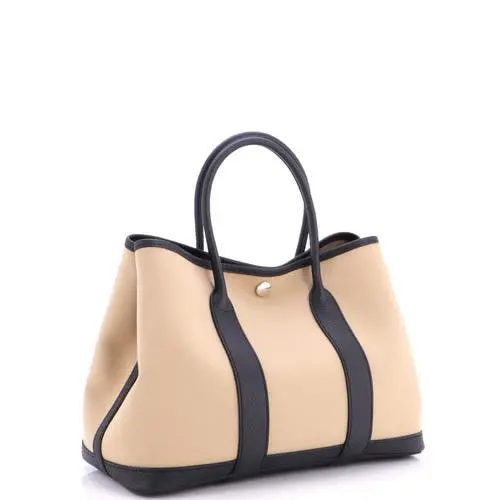 Hermès Garden Party Tote Toile And Leather 30