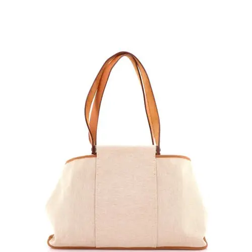Hermès Cabag Elan Toile And Leather 39