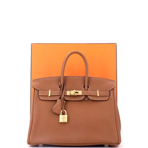 Hermès Birkin Handbag Brown Togo With Hardware 25