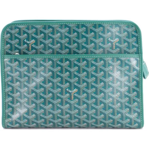 Goyard Jouvence Toiletry Pouch Coated Canvas Gm - Green