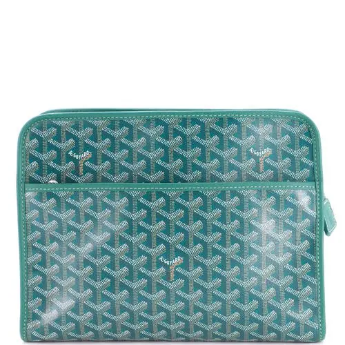 Goyard Jouvence Toiletry Pouch Coated Canvas Gm - Green