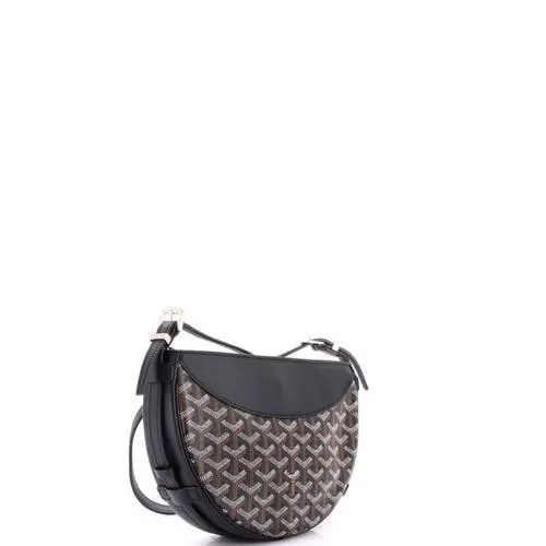 Goyard Hirondelle Shoulder Bag Coated Canvas And Leather