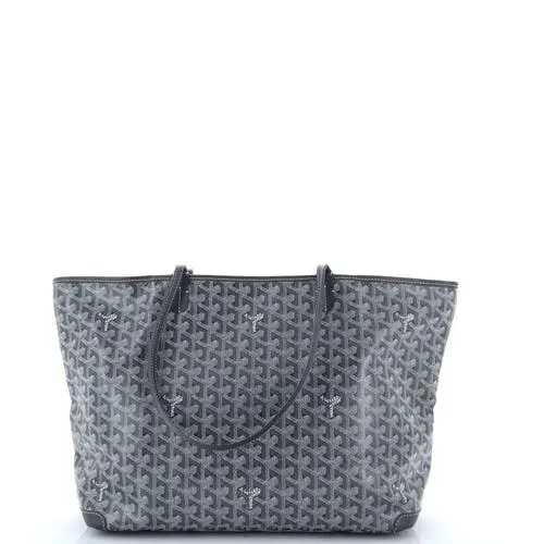 Goyard Artois Tote Coated Canvas Mm - Grey