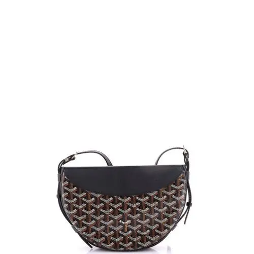 Goyard Hirondelle Shoulder Bag Coated Canvas And Leather