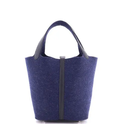 Hermès Picotin Lock Bag Felt With Leather Mm