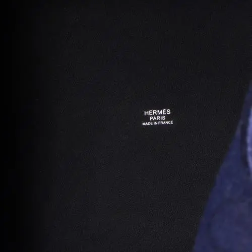 Hermès Picotin Lock Bag Felt With Leather Mm - Blue