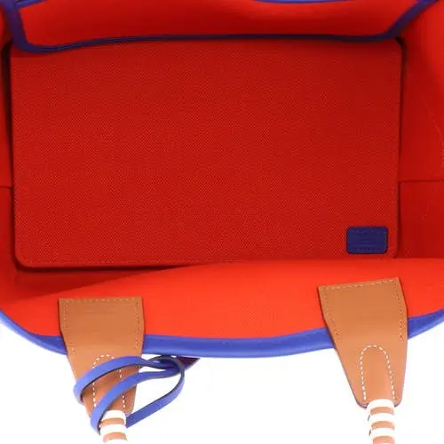Hermès Sac Steeple Tote Toile With Leather 25