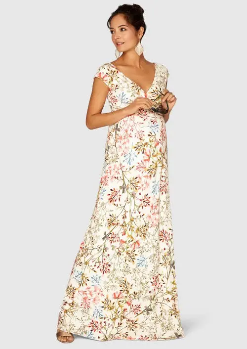 TIFFANY ROSE MATERNITY Alana Maternity Maxi Dress - Watercolour Meadow