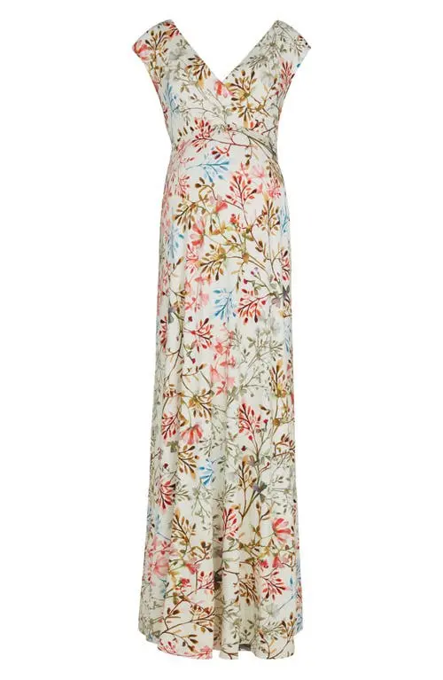 TIFFANY ROSE MATERNITY Alana Maternity/nursing Maxi Dress - White