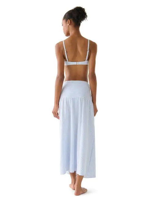 Kate Spade New York Tidal Stripe Cover Up Skirt Swim
