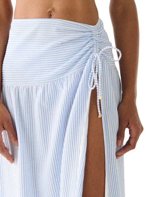 Kate Spade New York Tidal Stripe Cover Up Skirt Swim