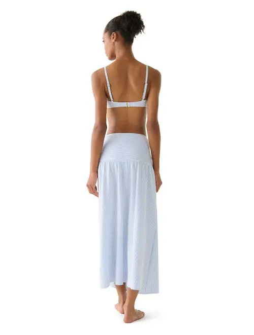 Kate Spade New York Tidal Stripe Cover Up Skirt Swim