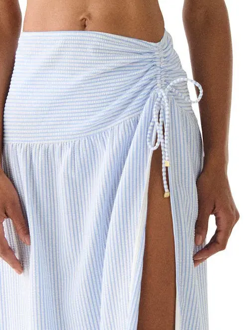 Kate Spade New York Tidal Stripe Cover Up Skirt Swim