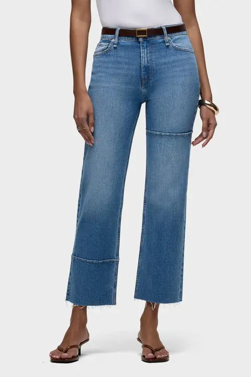 Hudson Jeans Remi Pintucked Straight Ankle