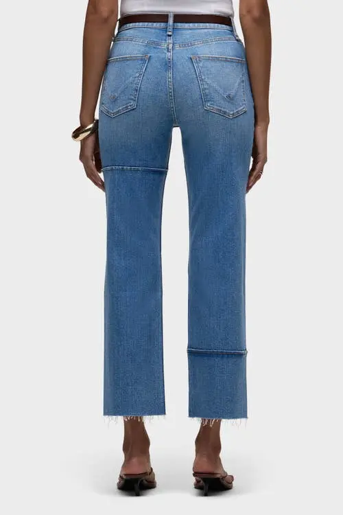 Hudson Jeans Remi Pintucked Straight Ankle