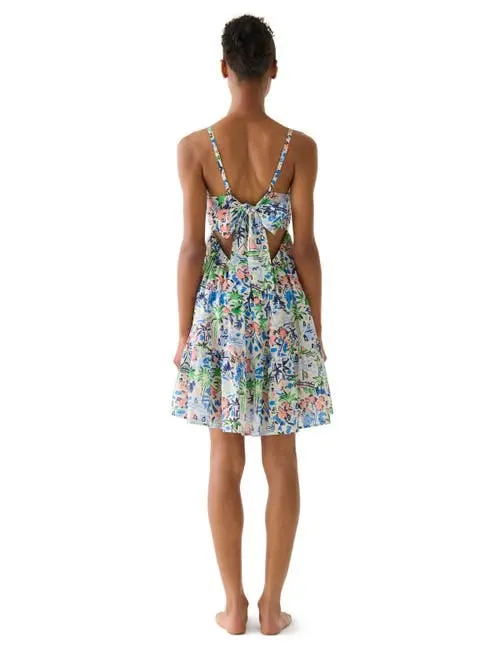 Kate Spade New York Coastal Town Cover Up Mini Dress Swim - Multi
