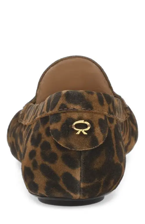 GIANVITO ROSSI Suede Mocassin With Tassels - Leopard Suede Leather