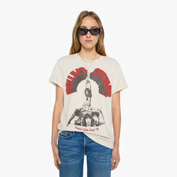 MadeWorn Rolling Stones Graphic T-shirt - White