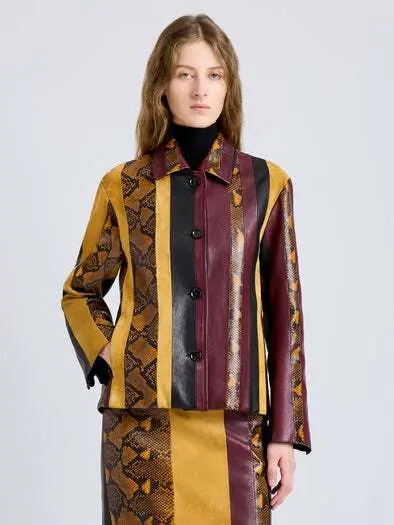 Proenza Schouler Sirine Jacket - Gold Multi