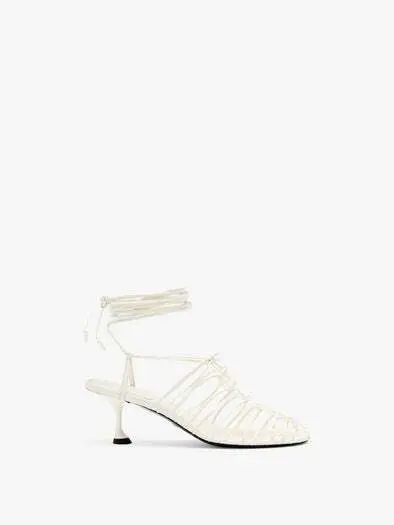 Proenza Schouler Heeled Sandals With Knot Detailing - Ivory