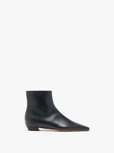 Proenza Schouler Trap Flat Ankle Boots - Black