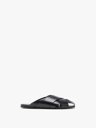 Proenza Schouler Slant Cross Slides - Black