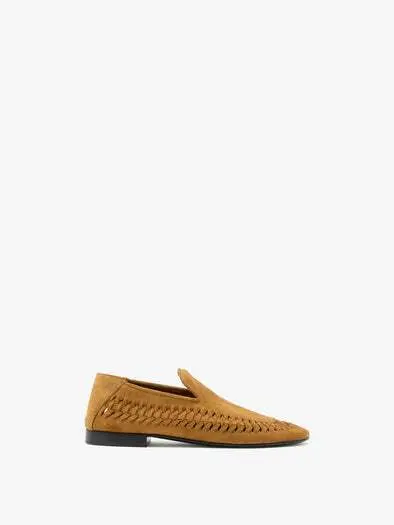 Proenza Schouler Whip Loafers In Calfsuede - Desert