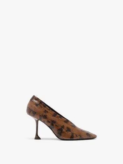 Proenza Schouler Tee 85 Pieced Pumps - Ochre Multi