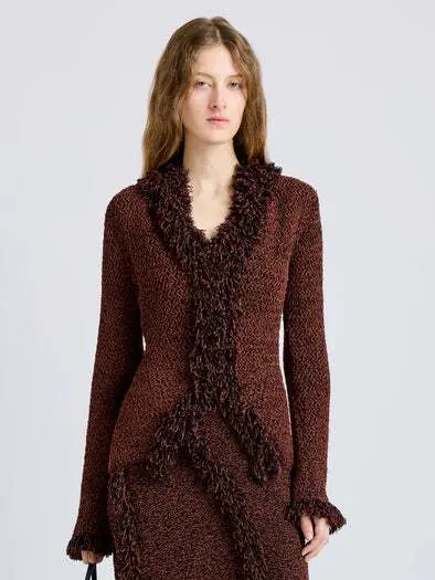 Proenza Schouler Nilo Top - Black/copper
