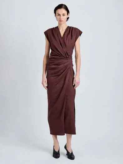 Proenza Schouler Bettina Dress - Espresso