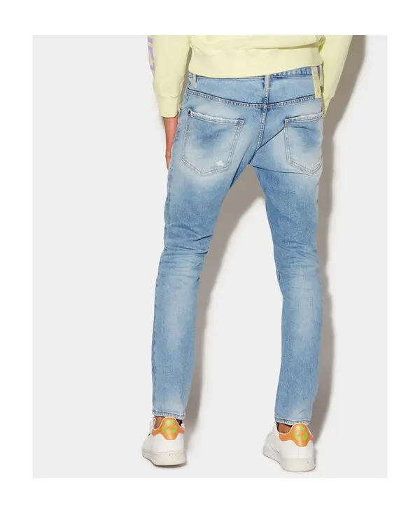 Dsquared2 Logo Patch Skinny Jeans