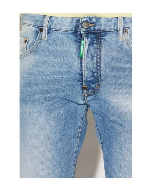 Dsquared2 Logo Patch Skinny Jeans