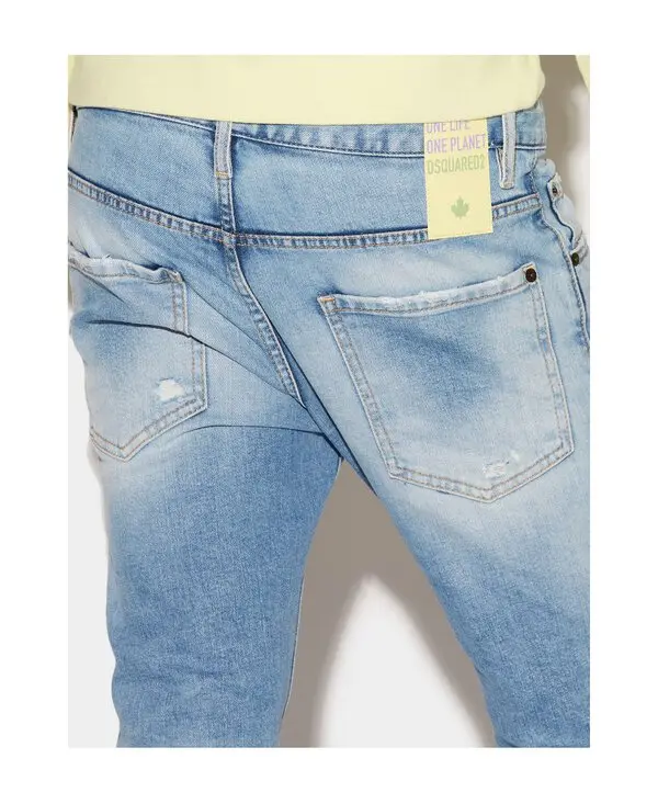 Dsquared2 Logo Patch Skinny Jeans
