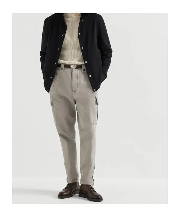 Brunello Cucinelli Lightweight Cashmere Flannel Outerwear Jacket