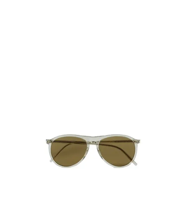 Saint Laurent Aviator Sunglasses - Green