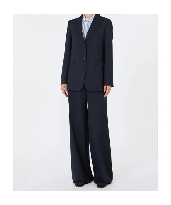 Max Mara Mstassenzi Single-breasted Jacket - Blue
