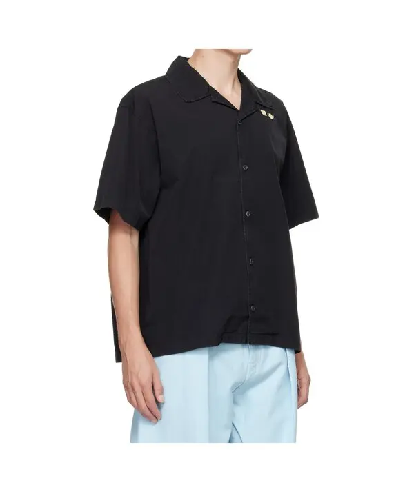 J.W.ANDERSON Embroidered-detail Short-sleeve Shirt