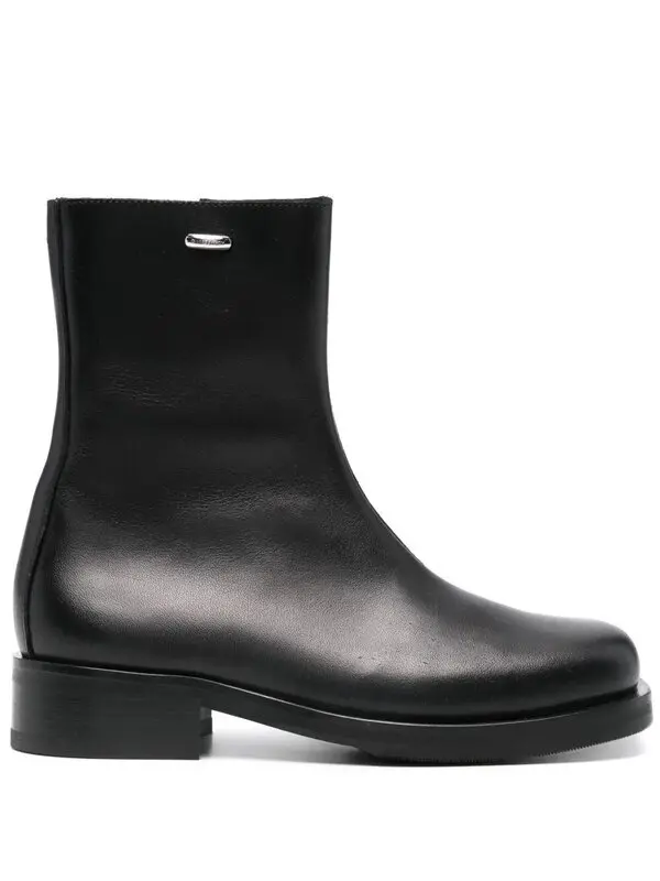 Our Legacy Stivali In Pelle - Black