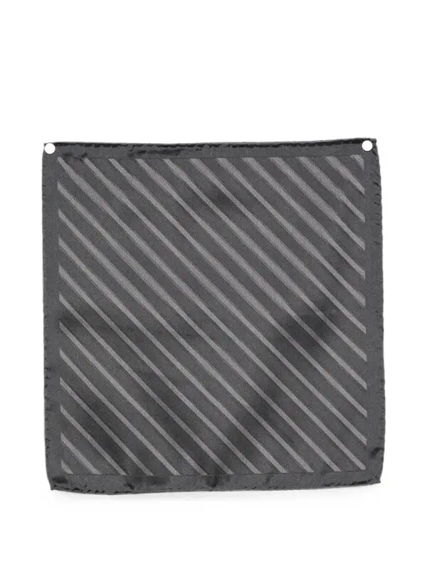 Brunello Cucinelli Pochette Strisce Blu "pocket Square - Blue