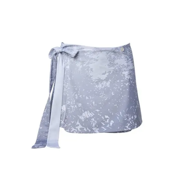 ANAMAISON Grey / Pink Willow Reflection Lumi Swimskirt