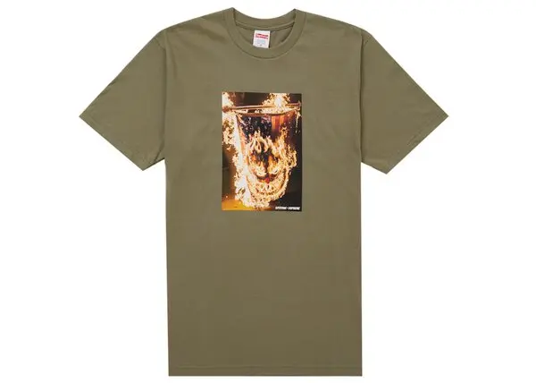 Supreme Spitfire Flag Tee Shirt - Olive