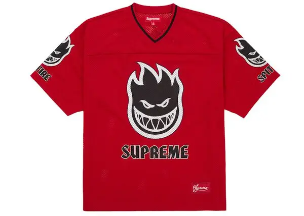Supreme Spitfire Football Jersey - Red