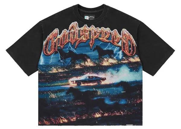 GODSPEED Horsepower T-shirt - Black